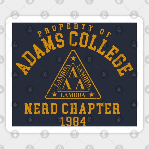 Property of Lambda Lambda Lambda Nerd Chapter - Lambda Lambda Lambda - Sticker | TeePublic
